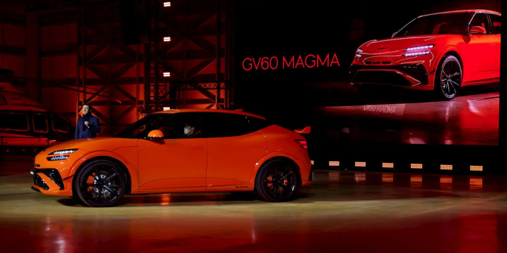 Спортивний електромобіль Genesis GV60 Magma розкрив усі характеристики