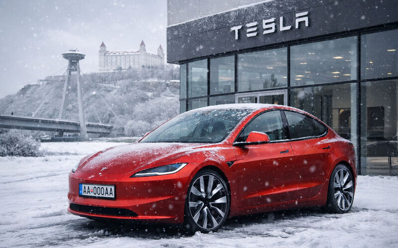 Tesla розпочала офіційну діяльність у Словаччині